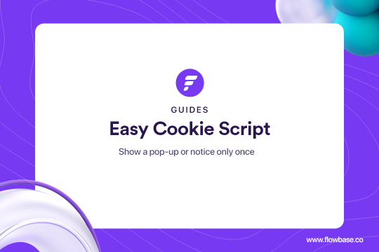 Webflow Cookie Guide - Webflow